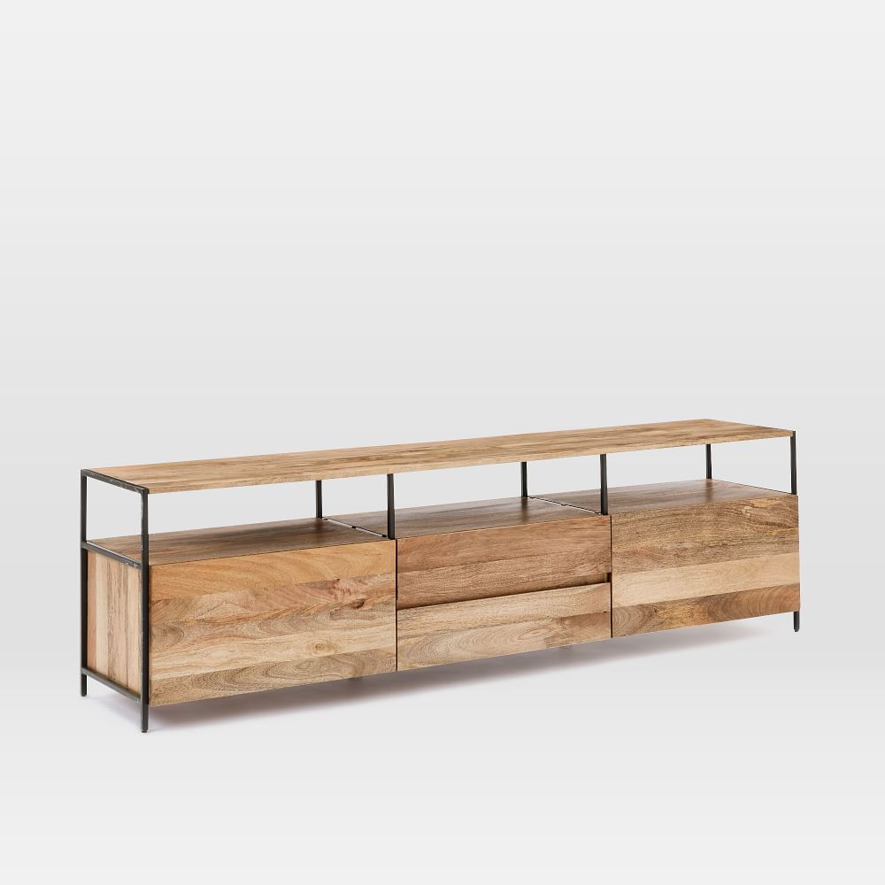Industrial Storage Media Console 203cm West Elm UK